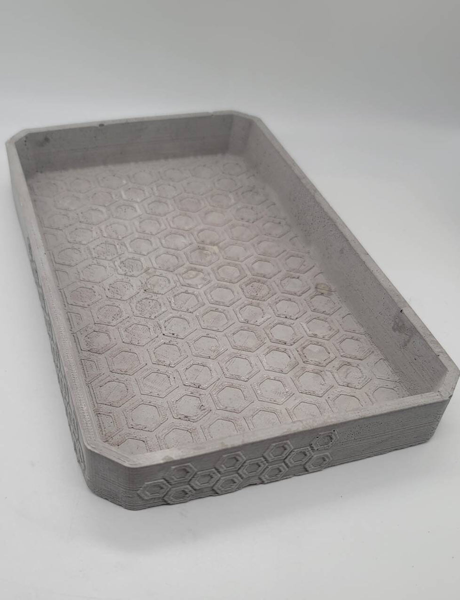 Concrete Tray, Catchall Tray, Key Tray, Bathroom Tray, Concrete Jewelr ...